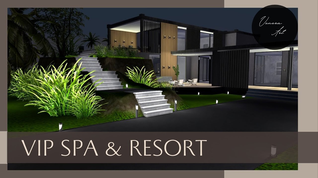 LUXARY PRIVATE SPA ||The Sims 4: SPEED BUILD+ FREE LOT+CC DOWNLOADS ...