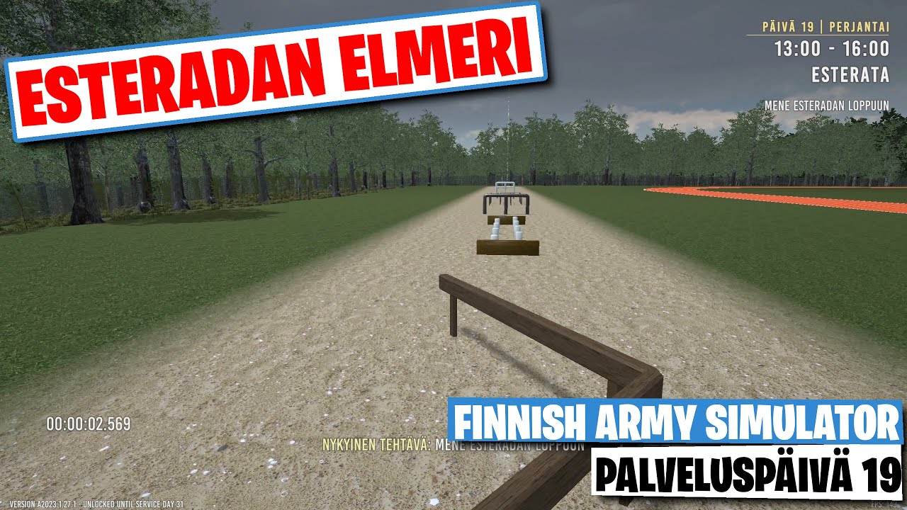 Lisänakki Esteradalla | Finnish Army Simulator | Palveluspäivä 19 - YouTube