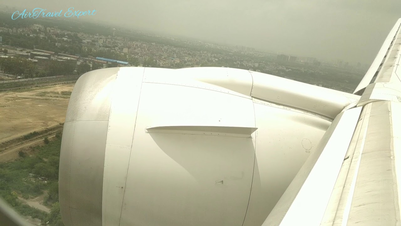 Landing of Air India flight AI142 from Paris at New Delhi Airport - YouTube