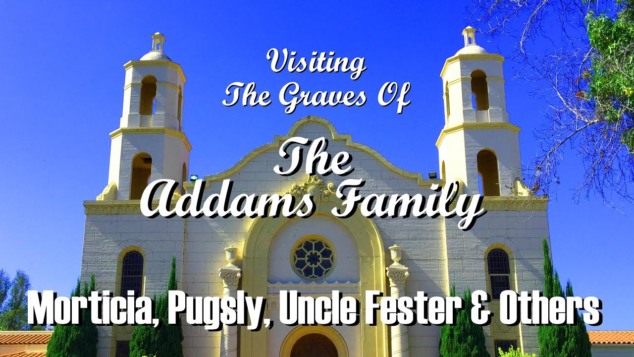 Visiting FAMOUS GRAVES - The Addams Family Cast - Carolyn Jones, Jackie ...