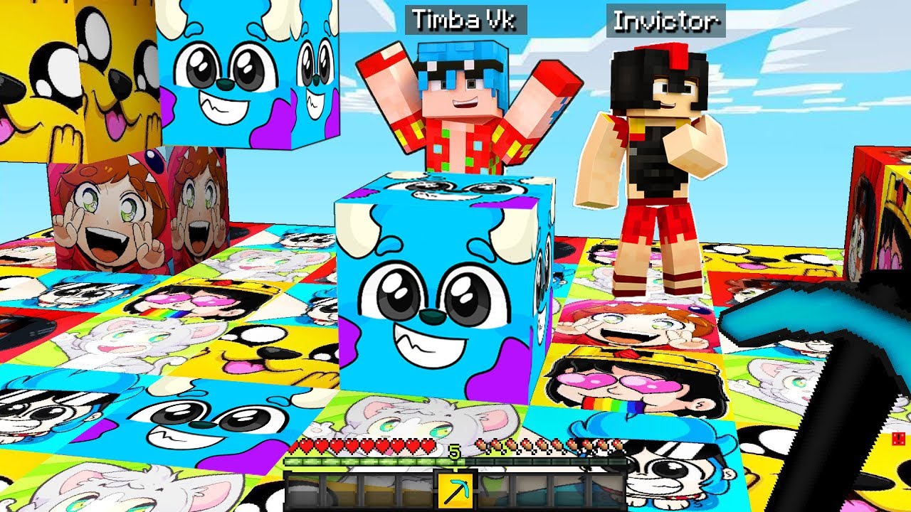 DESAFIO de las Islas de LUCKY BLOCKS de Los COMPAS! 😱 en MINECRAFT ...