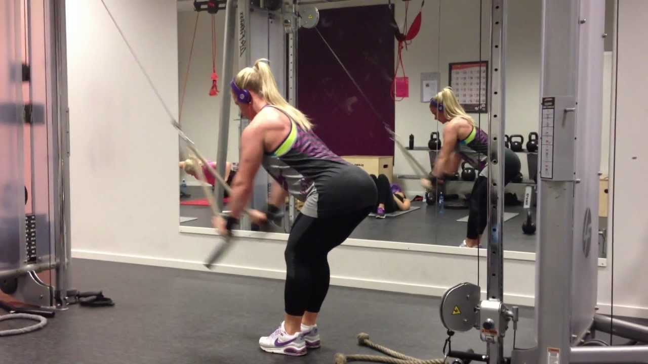 Back cable tri-set - YouTube