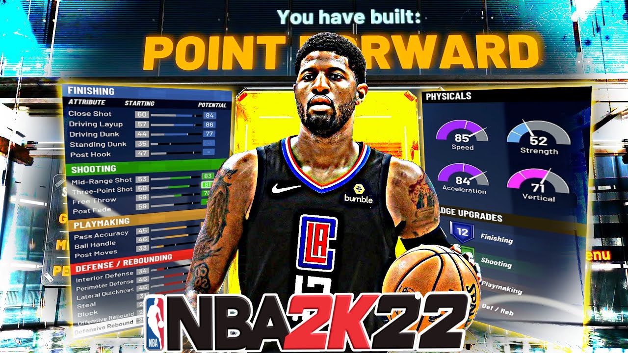 HOW TO CREATE THE BEST POINT FORWARD IN NBA 2K22 - YouTube