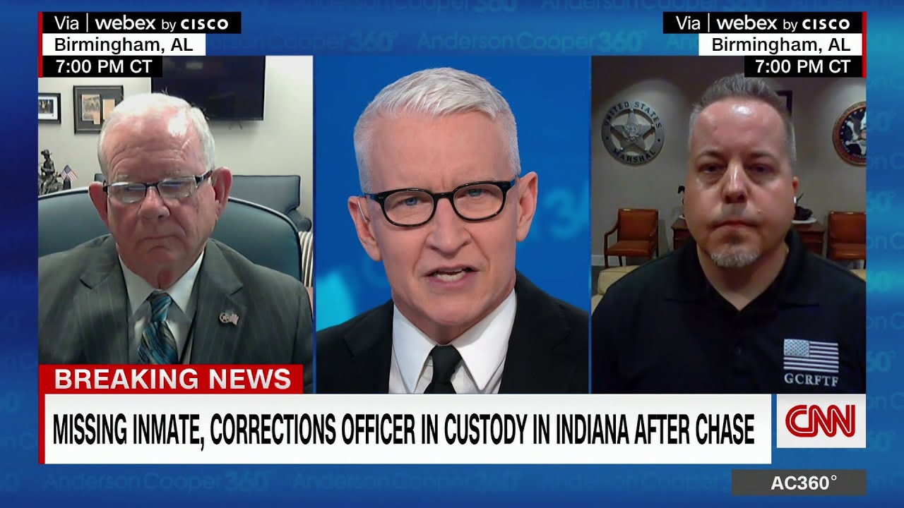 US Marshal Martin Keely on escaped Alabama convict - CNN 5/9/22 - YouTube