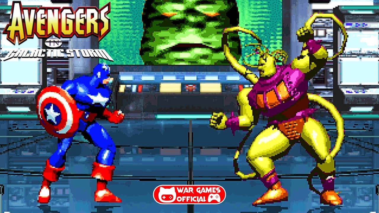 AVENGERS IN GALACTIC STORM (ARCADE 1995) - CAPTAIN AMERICA LONGPLAY ...
