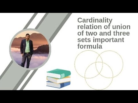 cardinality relation of union of two and three sets #maths #viral # ...