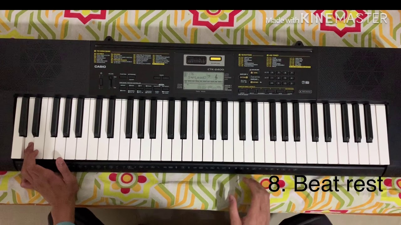 Scotland the brave on keyboard by high on notes - YouTube