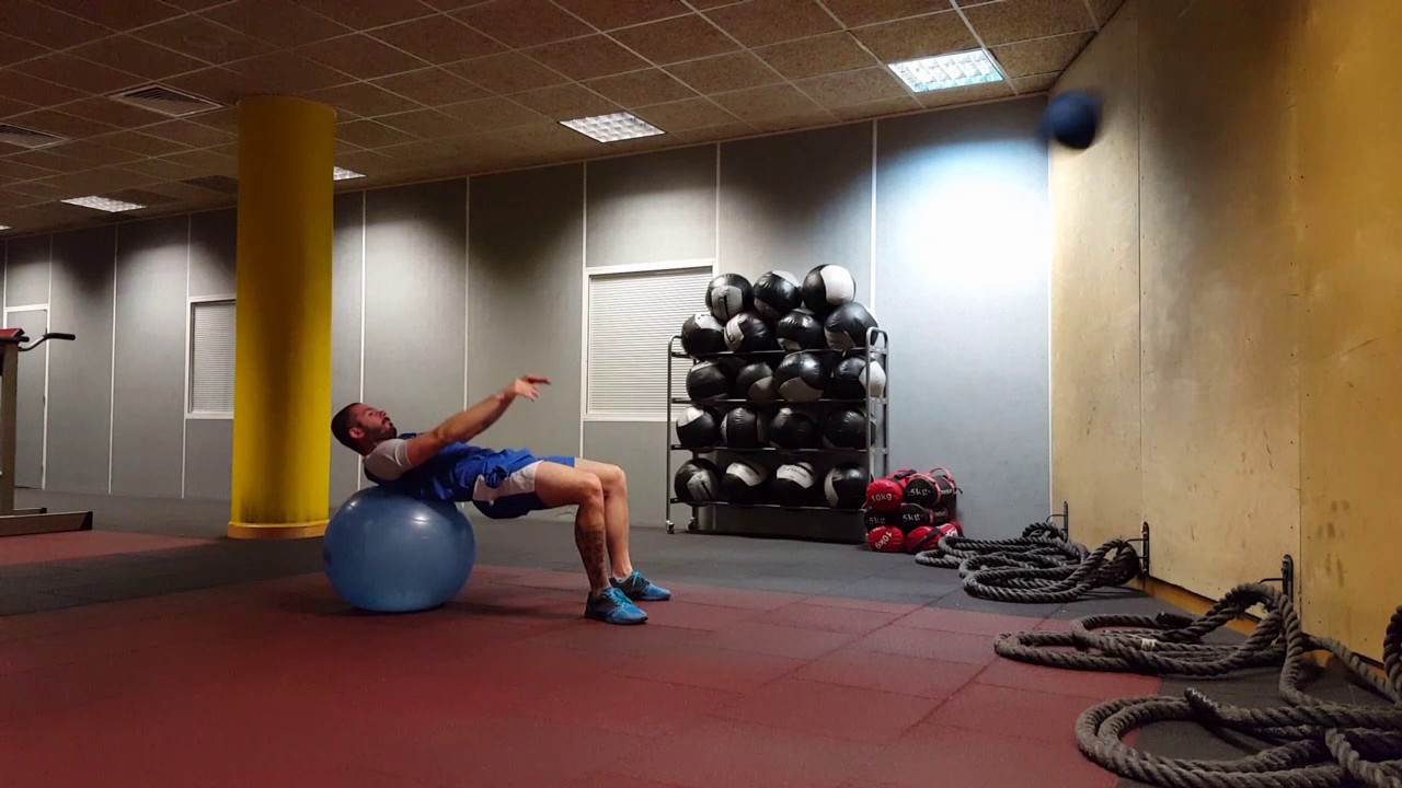 Supine MB Overhead Throw Lukasz Lojas - YouTube