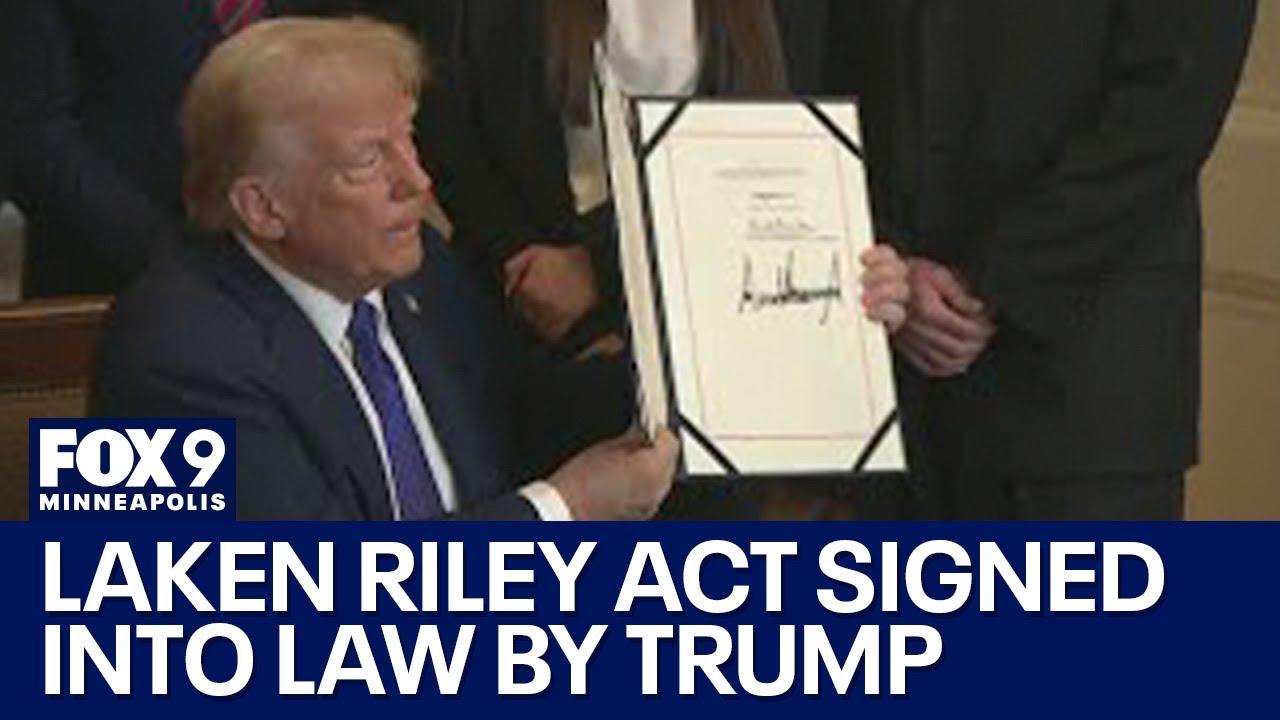 Laken Riley Act signed by President Trump, marking first law as 47th ...