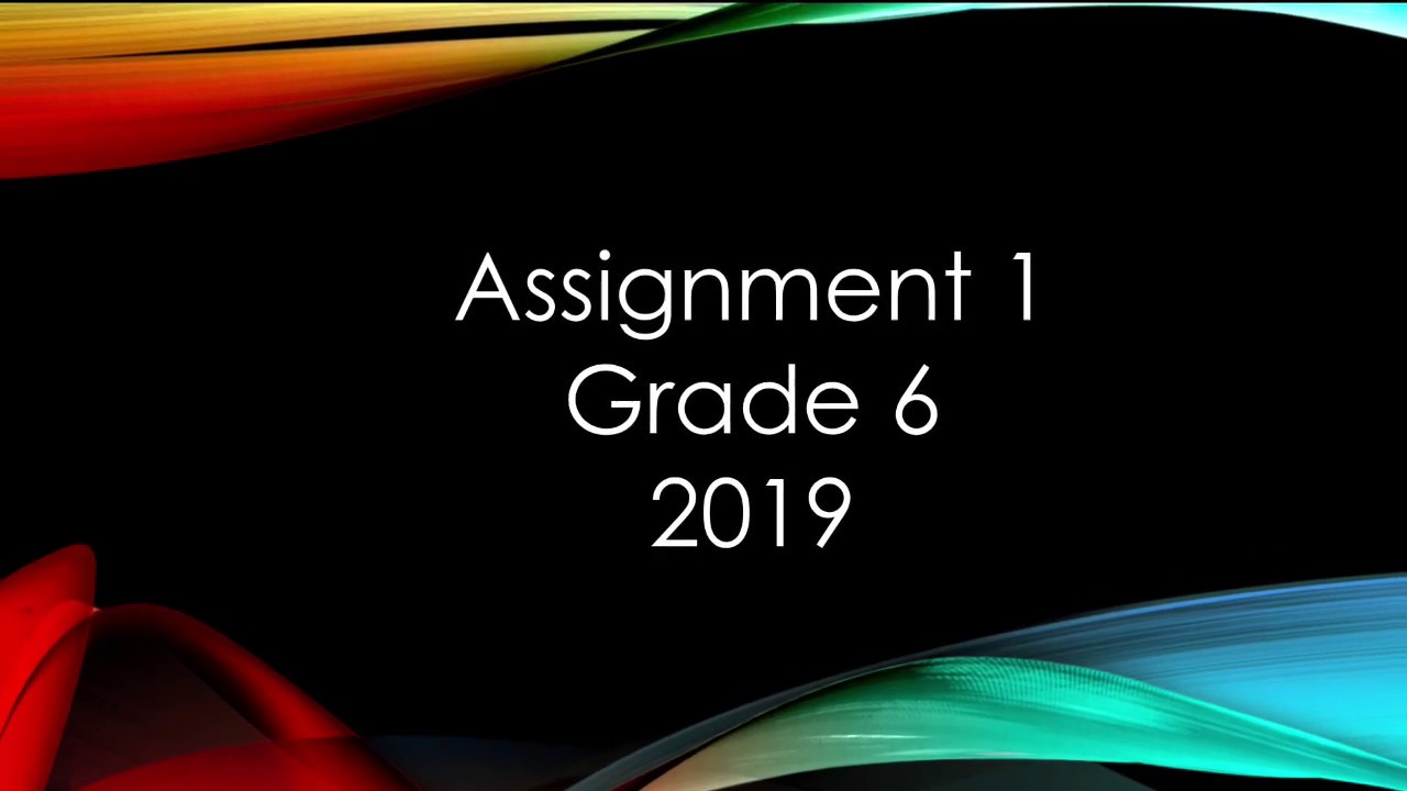 Mathematics Assignment 1 Grade 6 2019 by Louise Wells of Moms Maths ...