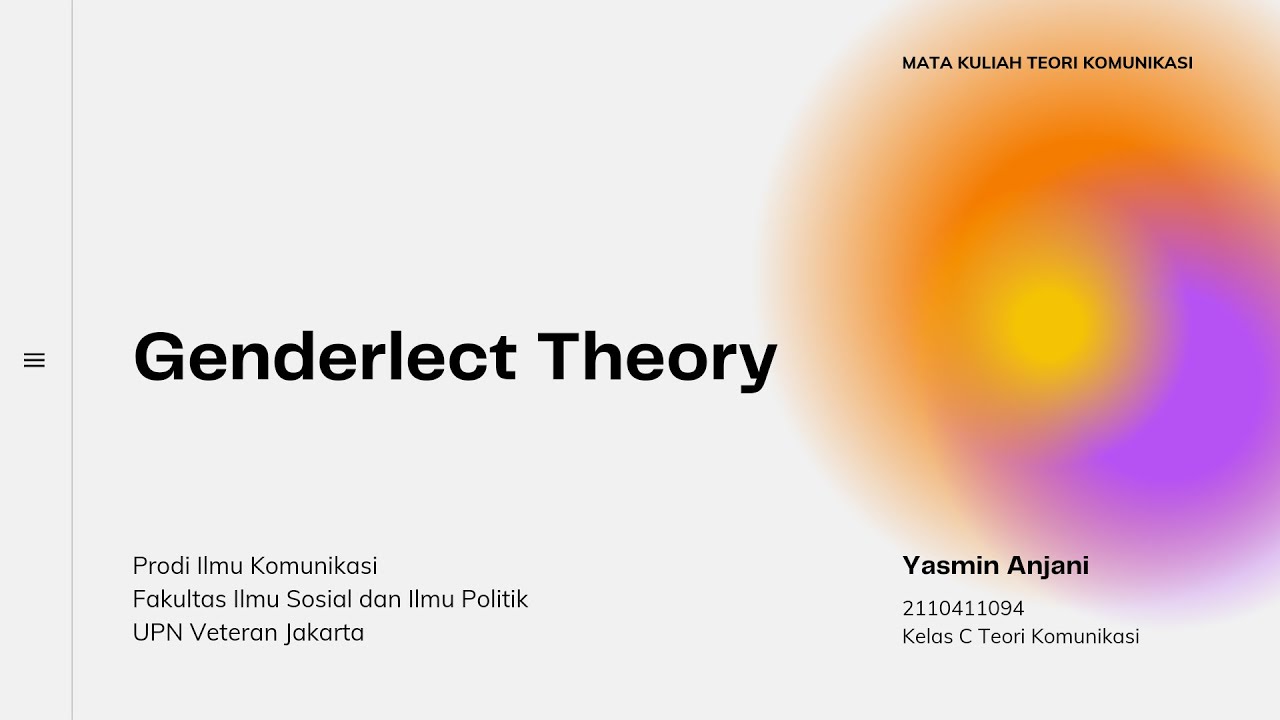Genderlect Theory – Teori Komunikasi || Yasmin Anjani-Ilmu Komunikasi ...