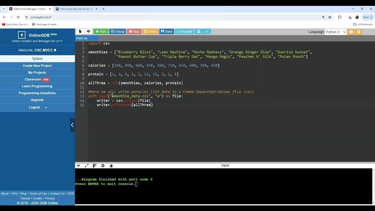 Comma Separated Values - YouTube