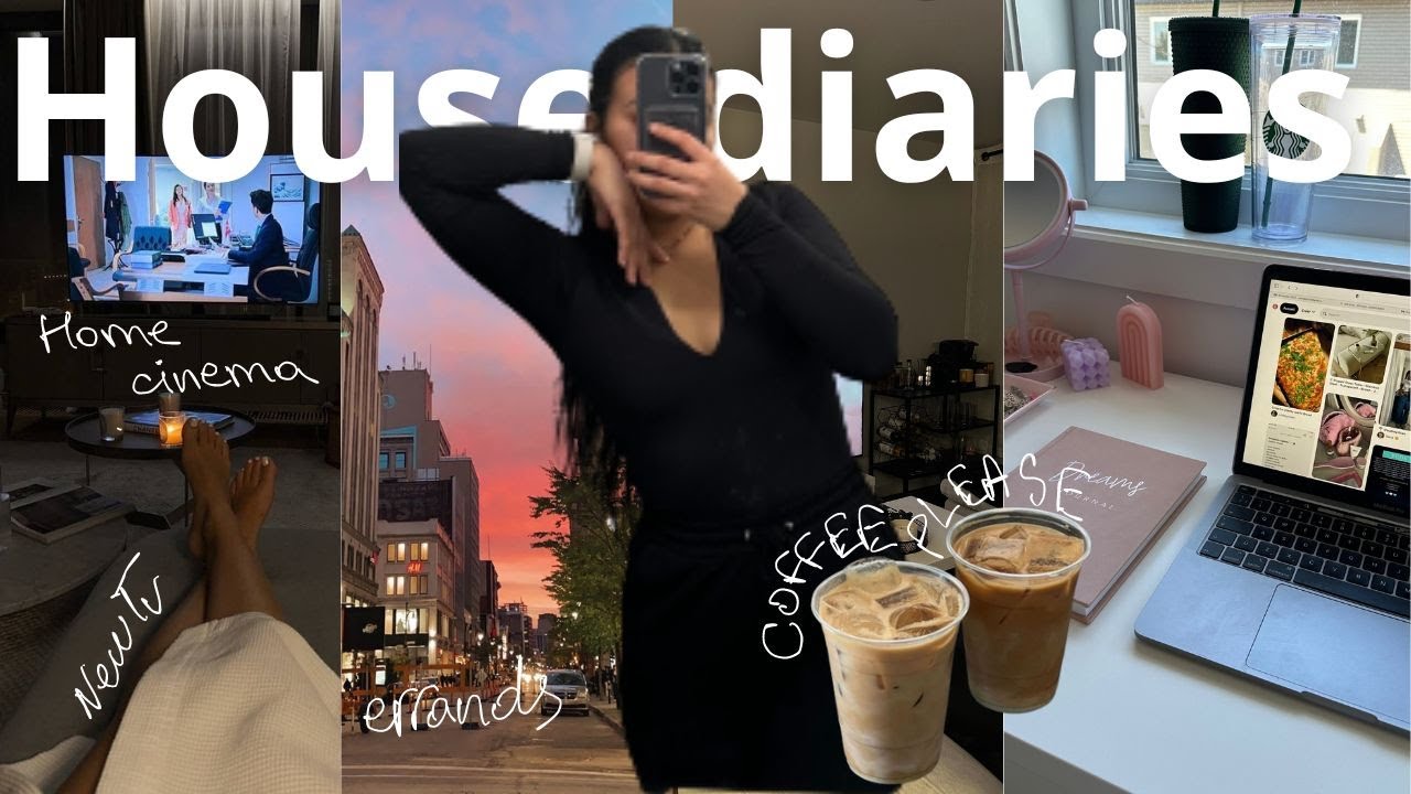 HOUSE DIARIES: new tv 📺, arabic perfumes haul🫶🏼🍒 , doing my nails 💅🏼, more coffee shots ☕️ - YouTube