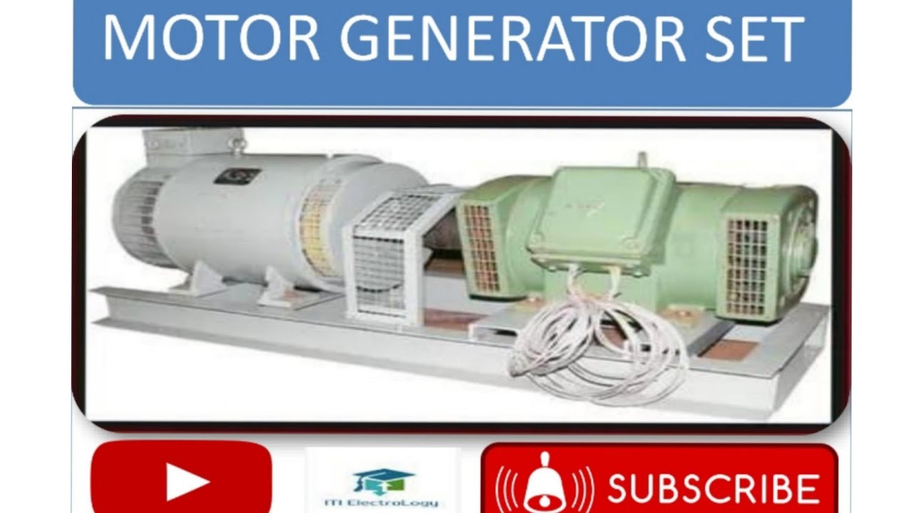 Motor Generator Set | M G Set( AC to DC) - YouTube