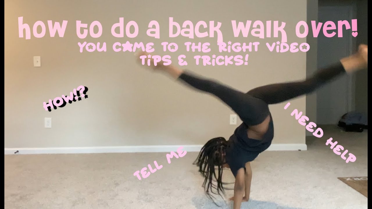 how to a back walkover in one day! ||tips and tricks ||ITS KAY - YouTube