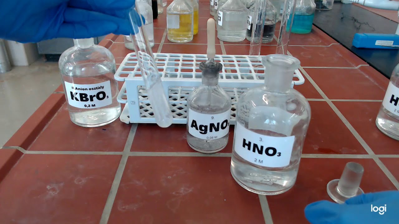 Formation of silver bromate - YouTube