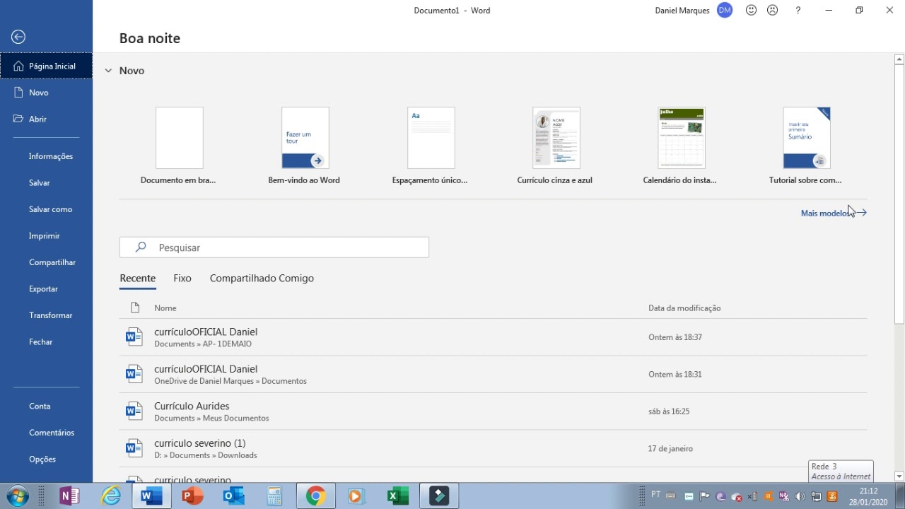 Curso completo: 1 Aula World - Conhecendo o Word - YouTube