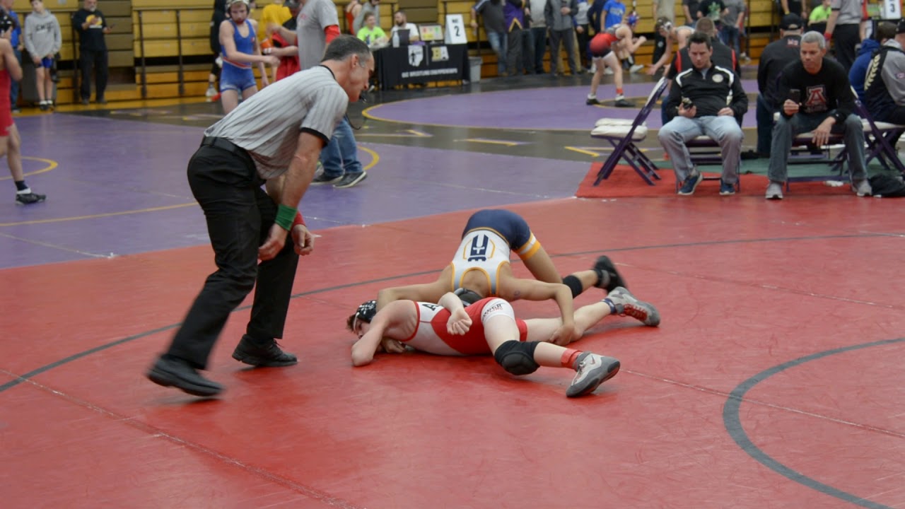 Dillon Campbell VS Xavier Pierce 90lbs - YouTube