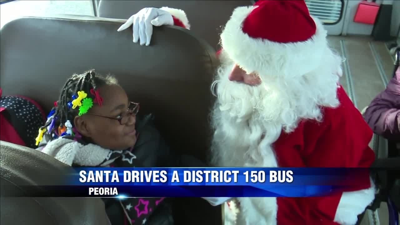 Santa drive a PPS bus for the day! - YouTube