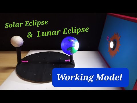 How to make solar/lunar eclipse working Model/kansal creation/School ...