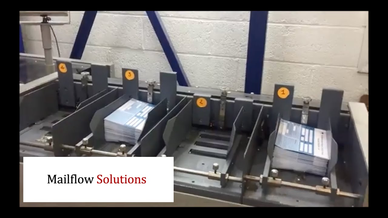 KAS 465HS envelope inserter - YouTube