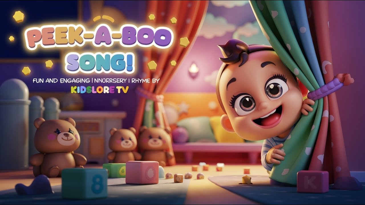 "Peek-a-Boo Song for Kids | Fun and Engaging Nursery Rhyme by Kidslore ...