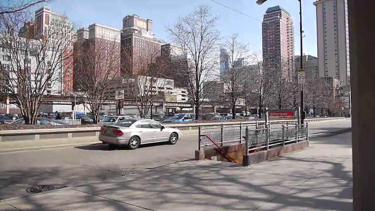 Riding the Red Line: The Harrison station in Chicago's South Loop - YouTube