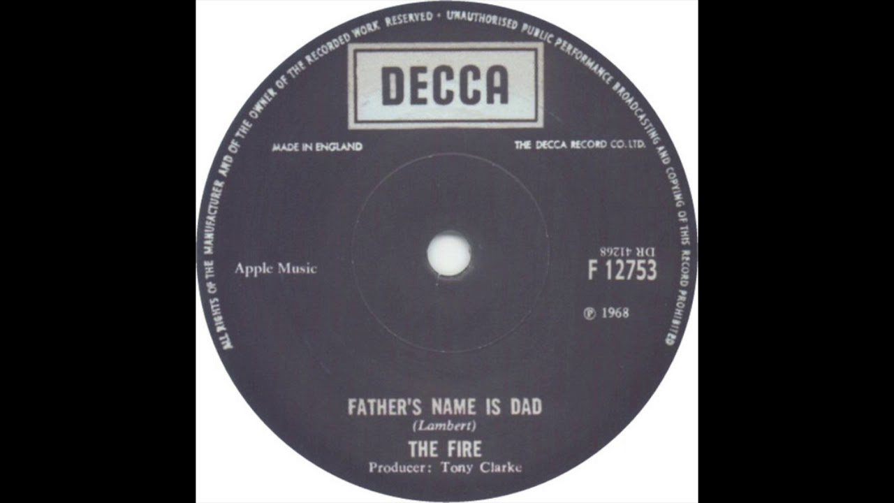 Fire - Father's Name Is Dad - YouTube