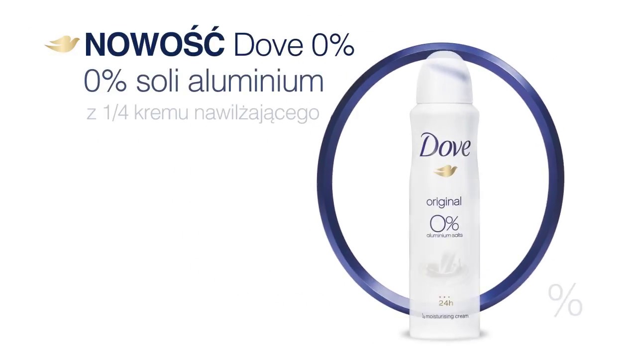 Reklama Dove | Dezodorant Dove Zero - YouTube