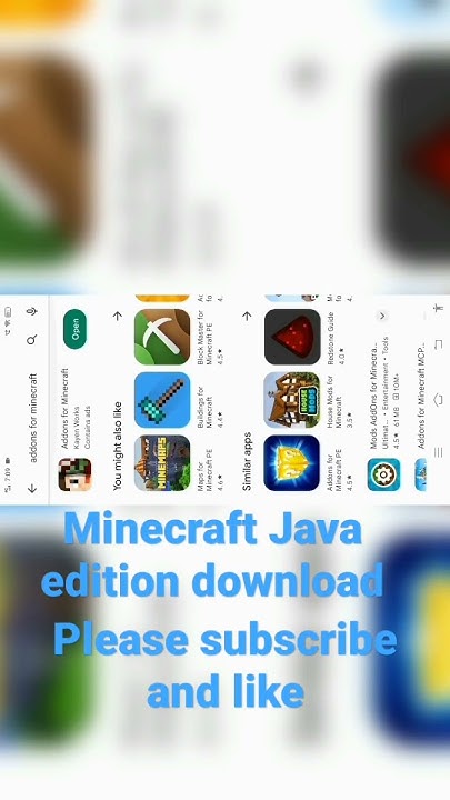 Minecraft Java edition download short - YouTube