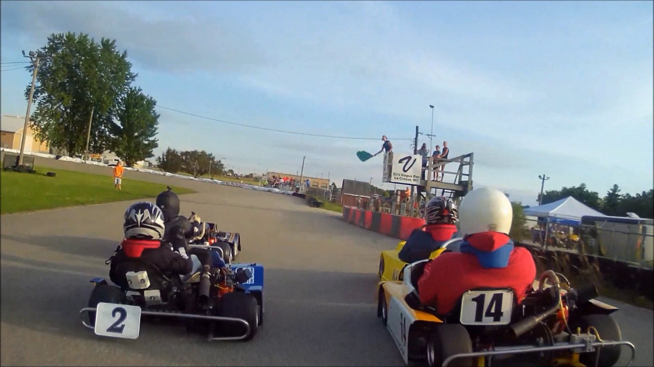 Coulee Raceway 6-18-16 Heat Race Highlight - YouTube