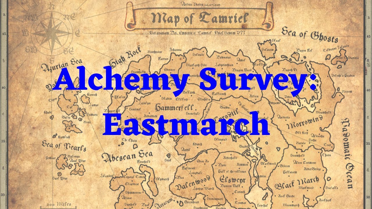 Eastmarch Alchemy Survey -ESO - YouTube