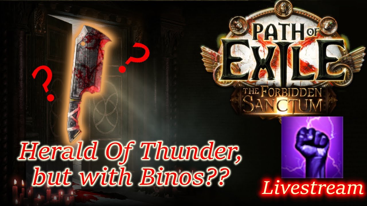 Testing Herald of Thunder Poison Assassin with Binos... going ...