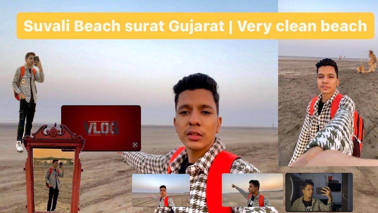 Suvali Beach surat Gujarat | Very clean beach 🏖️ - YouTube