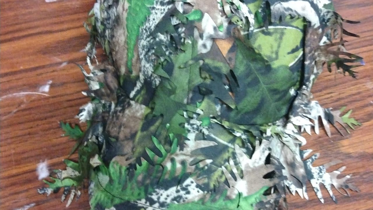 MOTHWING MIMICRY 2.0 LEAFY CAMO HAT - YouTube