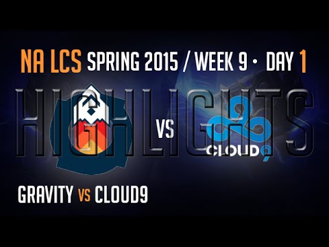Gravity vs Cloud 9 HIGHLIGHTS - Week 9 NA LoL LCS Spring 2015 S5 - GV vs C9 W9D1 - YouTube
