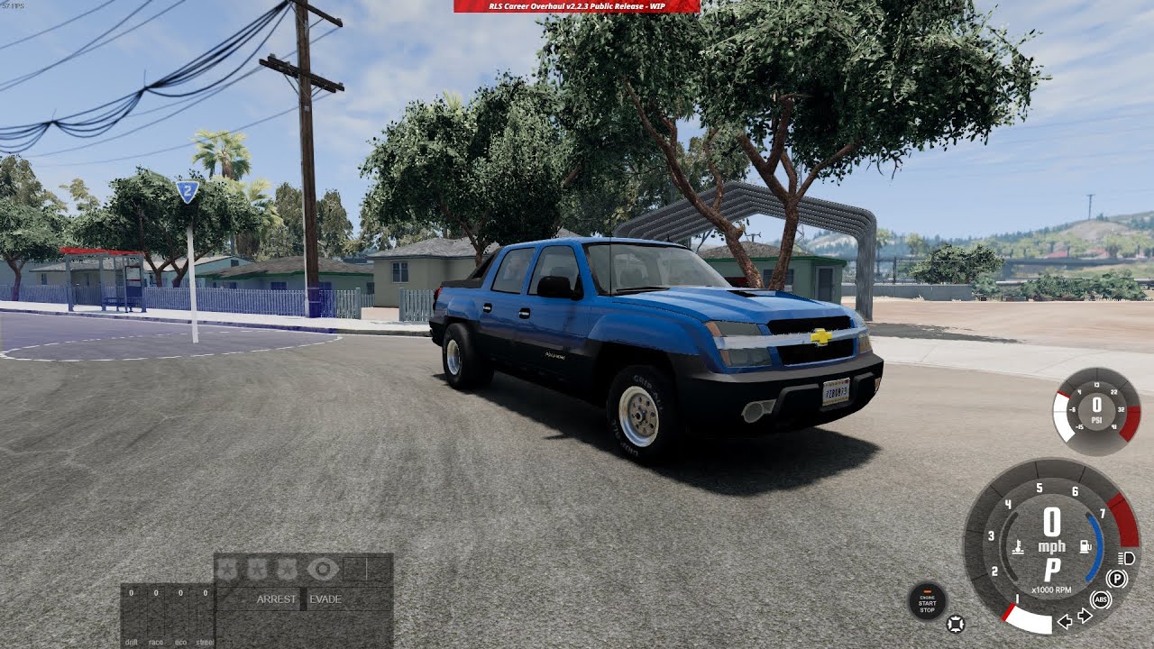 BeamNG.Drive Chevy Avalanche Drag Build RLS Career Overhaul S0 Ep2 ...