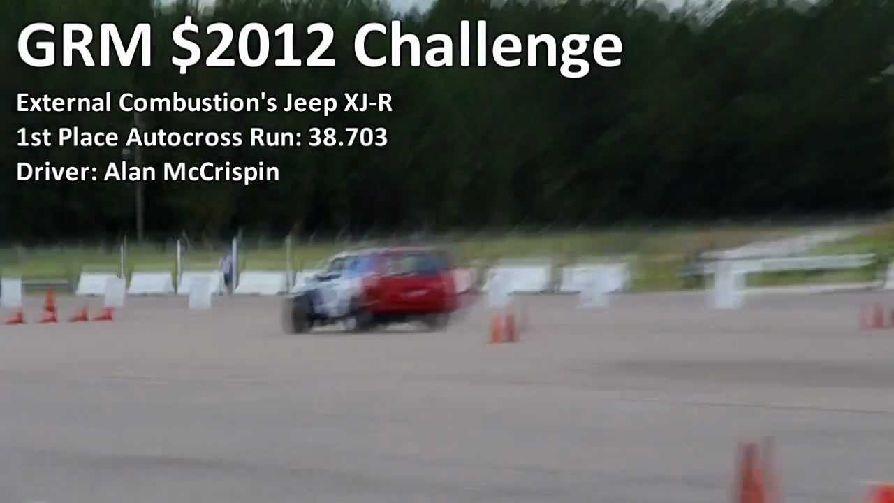 Turbo Jeep Cherokee XJ-R 1st Place Autocross at the GRM $2012 Challenge ...