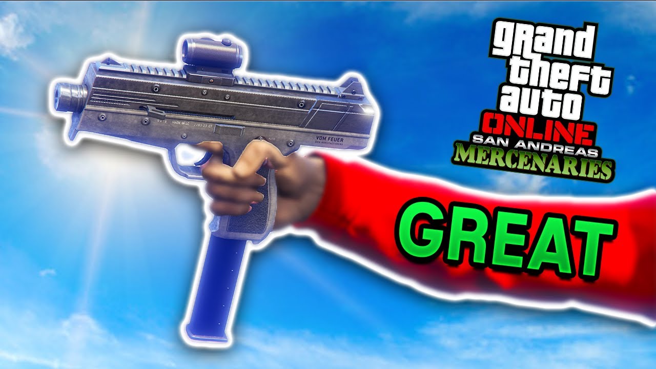The NEW Drive-By KING?! Tactical SMG Review | GTA 5 Online San Andreas Mercenaries DLC - YouTube