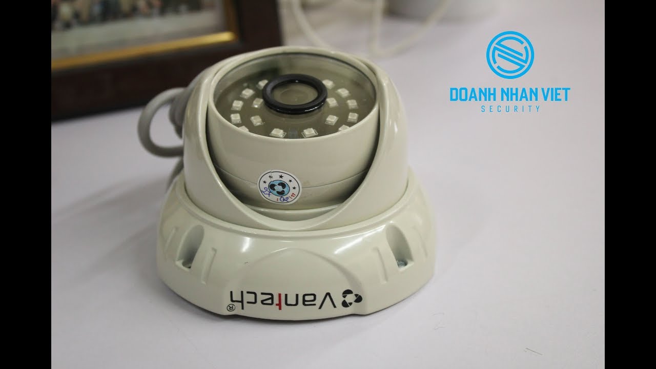 Camera Dome AHD hồng ngoại 2.0 Megapixel VANTECH VP-100A - cameramienbac - YouTube