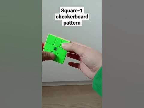 square-1 checkerboard pattern tutorial. #rubikscube - YouTube