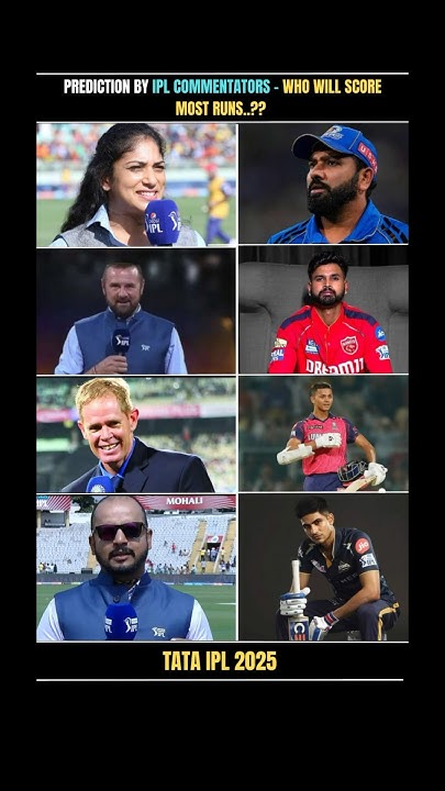 Prediction By IPL Commentator Most Runs Part -2 #predictions #mostruns ...
