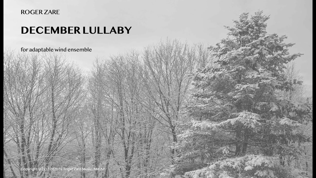 December Lullaby for flexible wind ensemble (grade 3) - YouTube