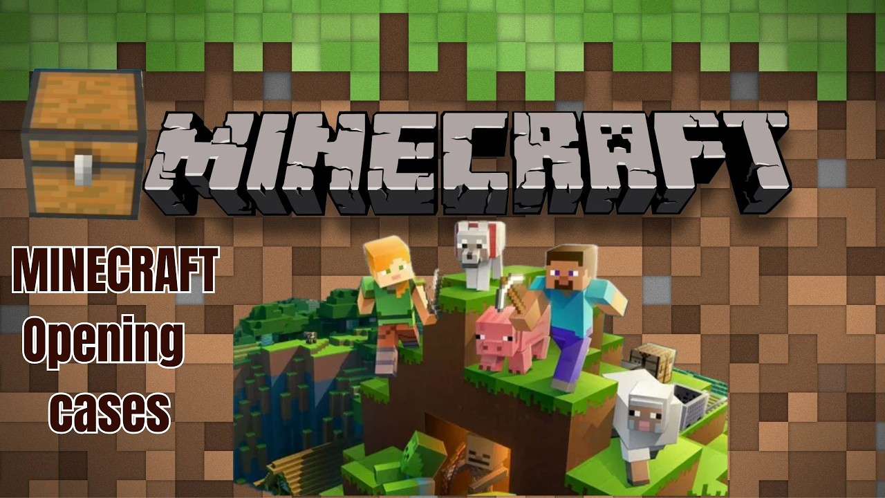MINECRAFT GAME ANIMATION | Opening cases - YouTube