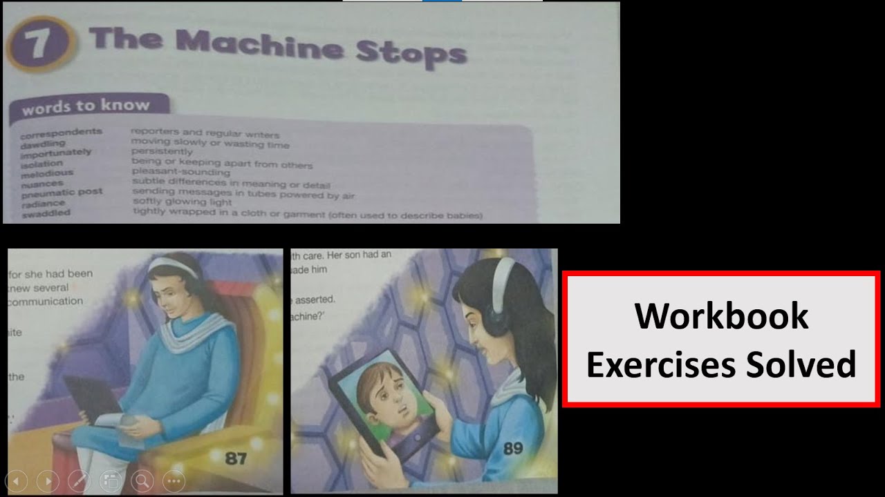 The Machine Stops| Workbook Exercises Solved - YouTube