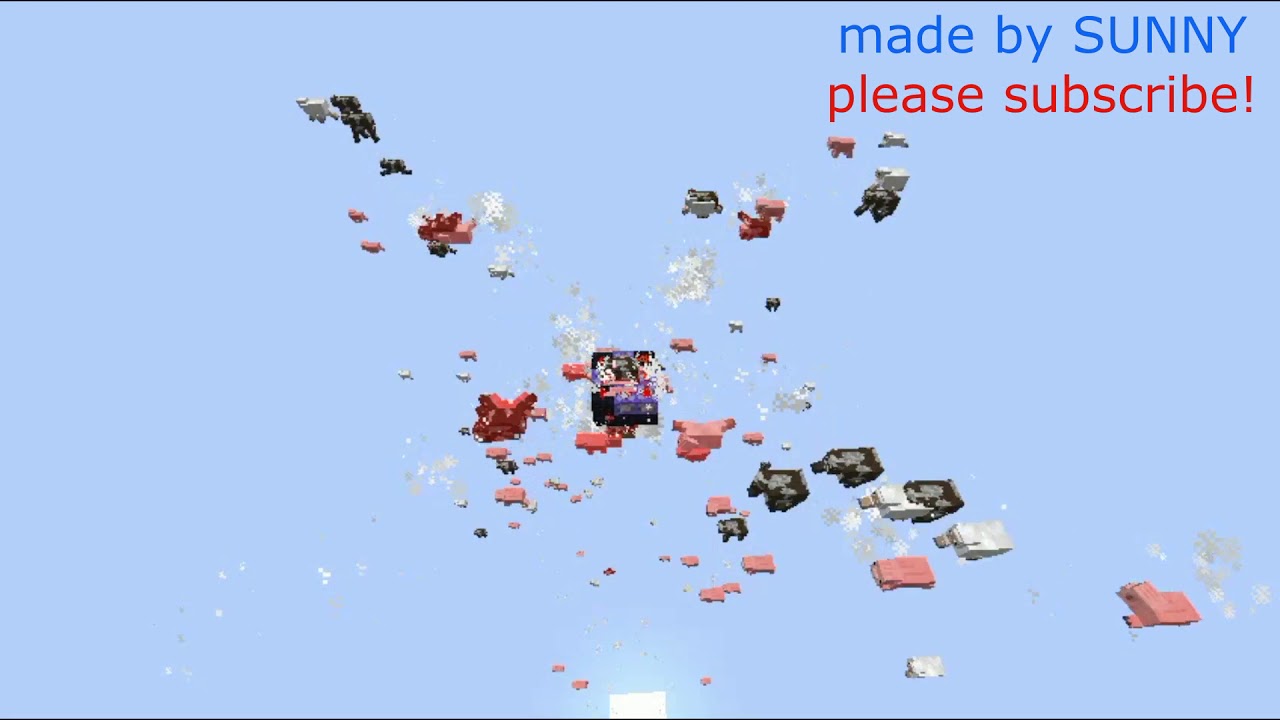 [minecraft] Animal fountain for 5 minutes (very satisfying) - YouTube