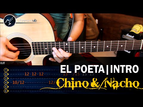 Como tocar El Poeta CHINO y NACHO | INTRO Guitarra Solo Tutorial - YouTube