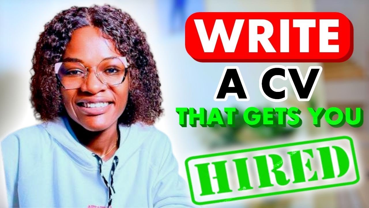 HOW TO PREPARE A GOOD CV📝: Step-by-Step Guide - YouTube