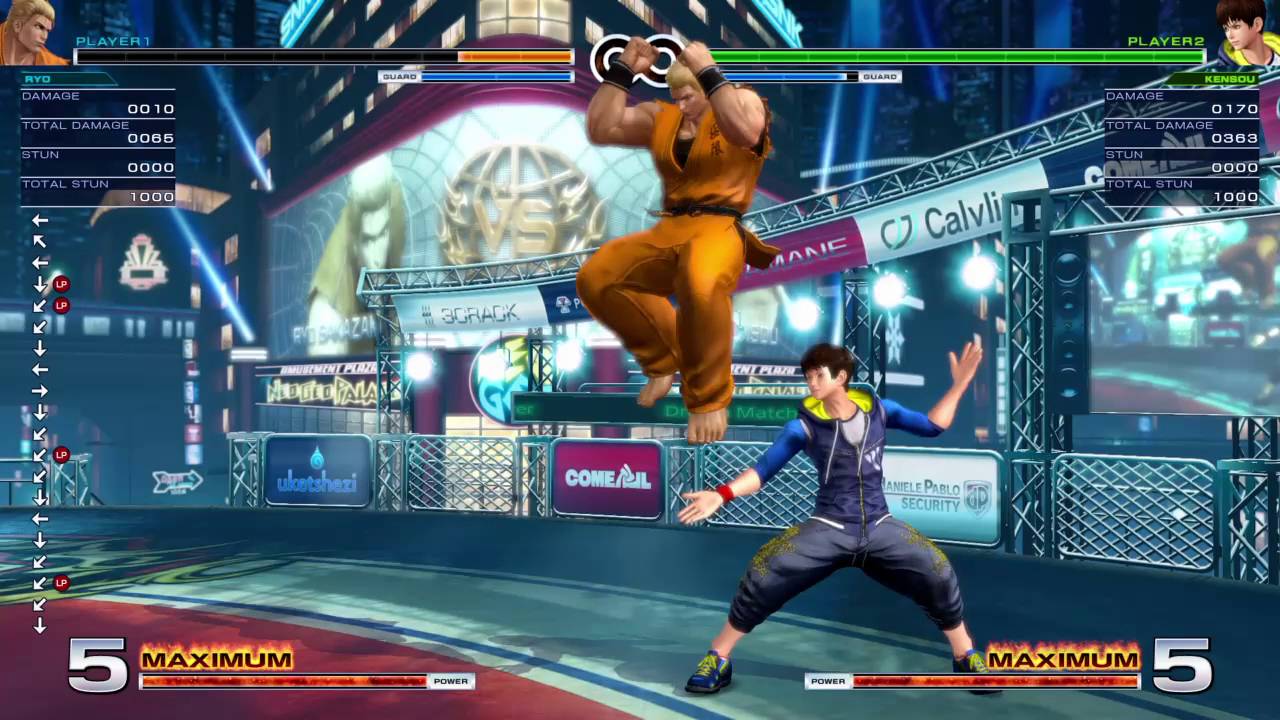 KOF XIV Kensou 4 Frame Safe Jump after 1 Bar Corner Combo - YouTube