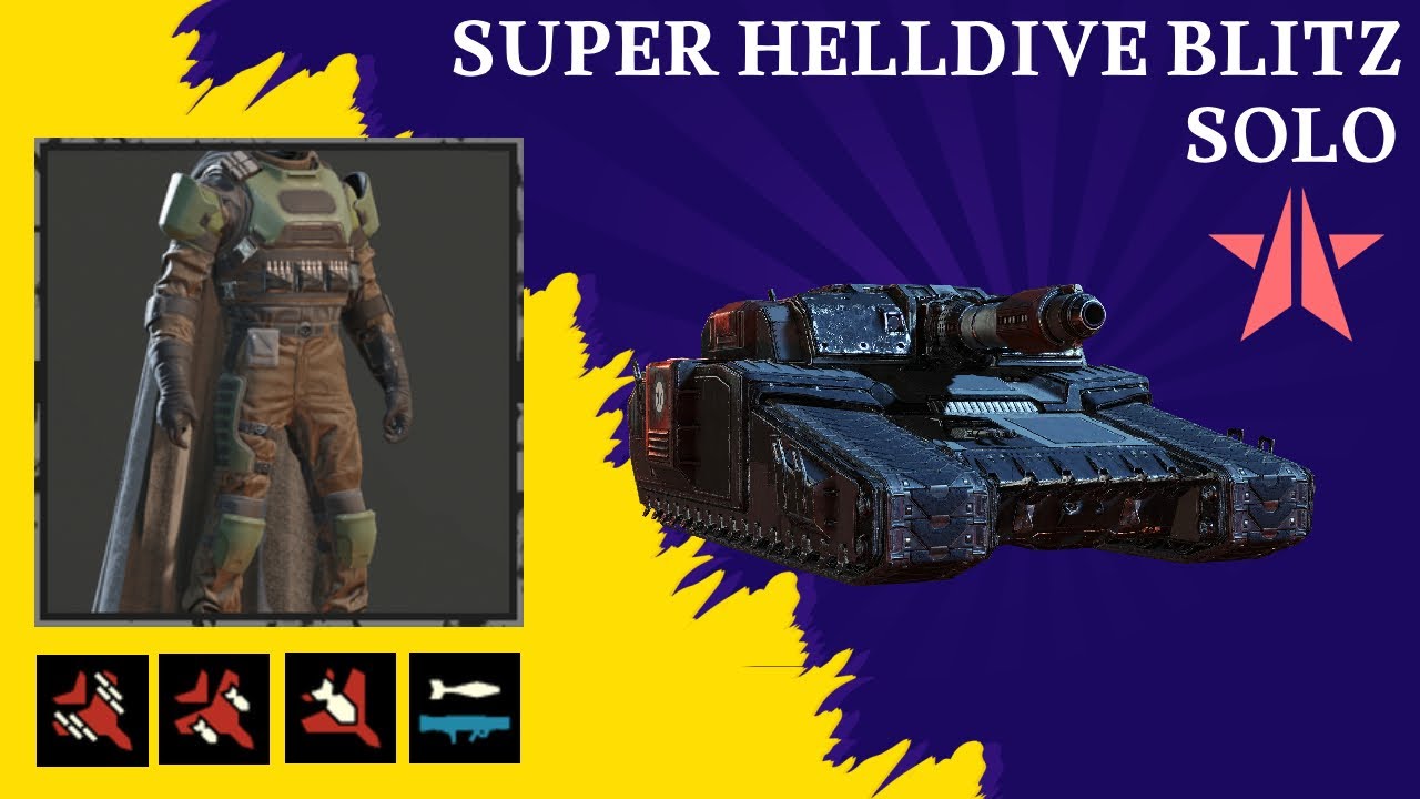 Direct Fortress take in a Blitz | Solo, Super Helldive | Helldivers 2 - YouTube